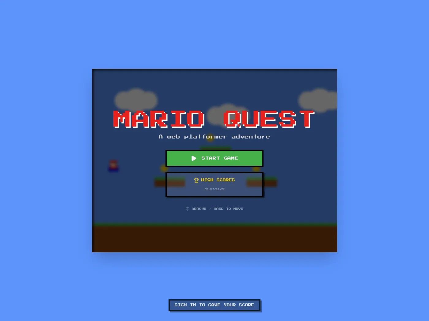 Mario Quest Game