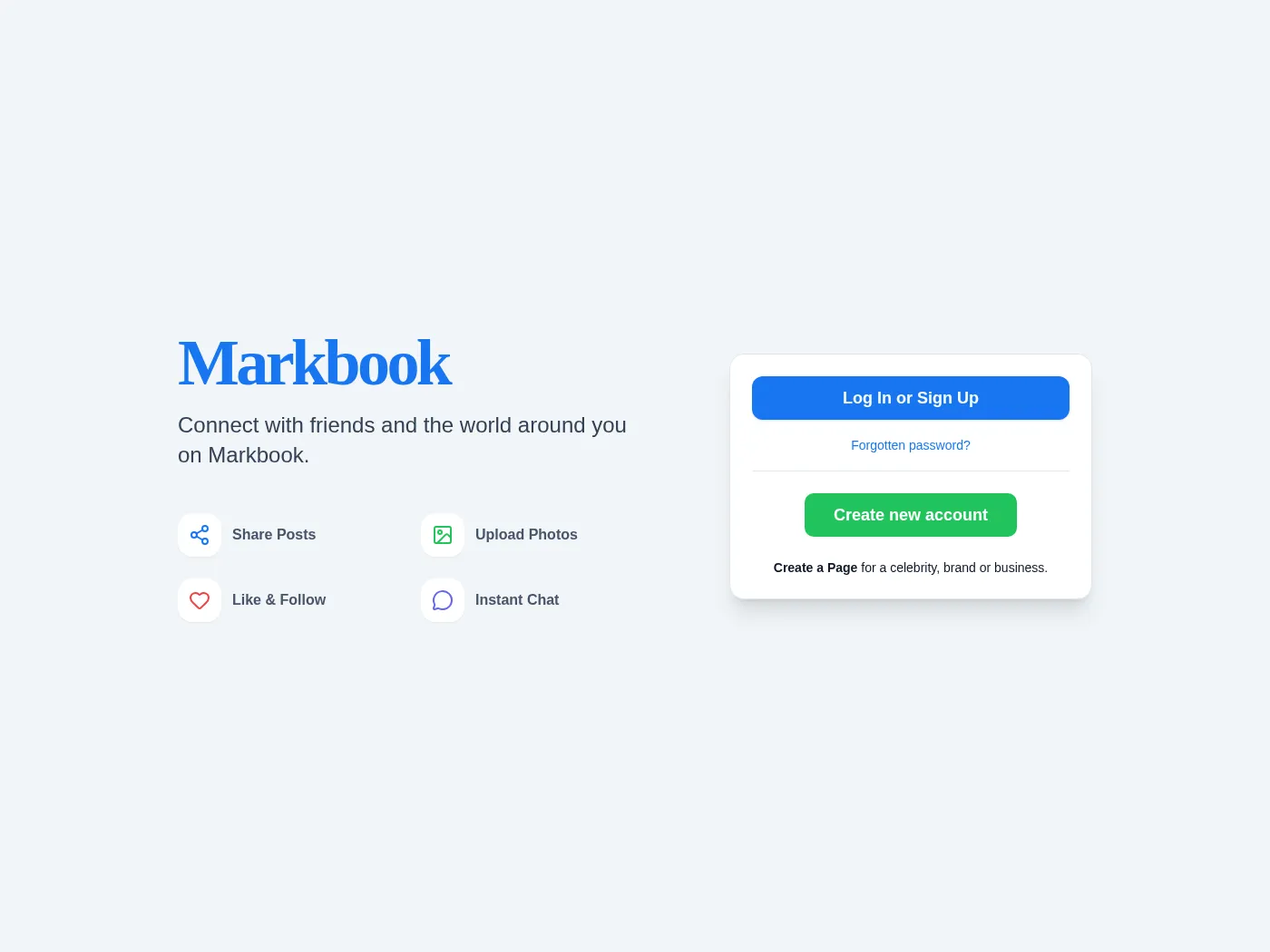 Markbook Social App