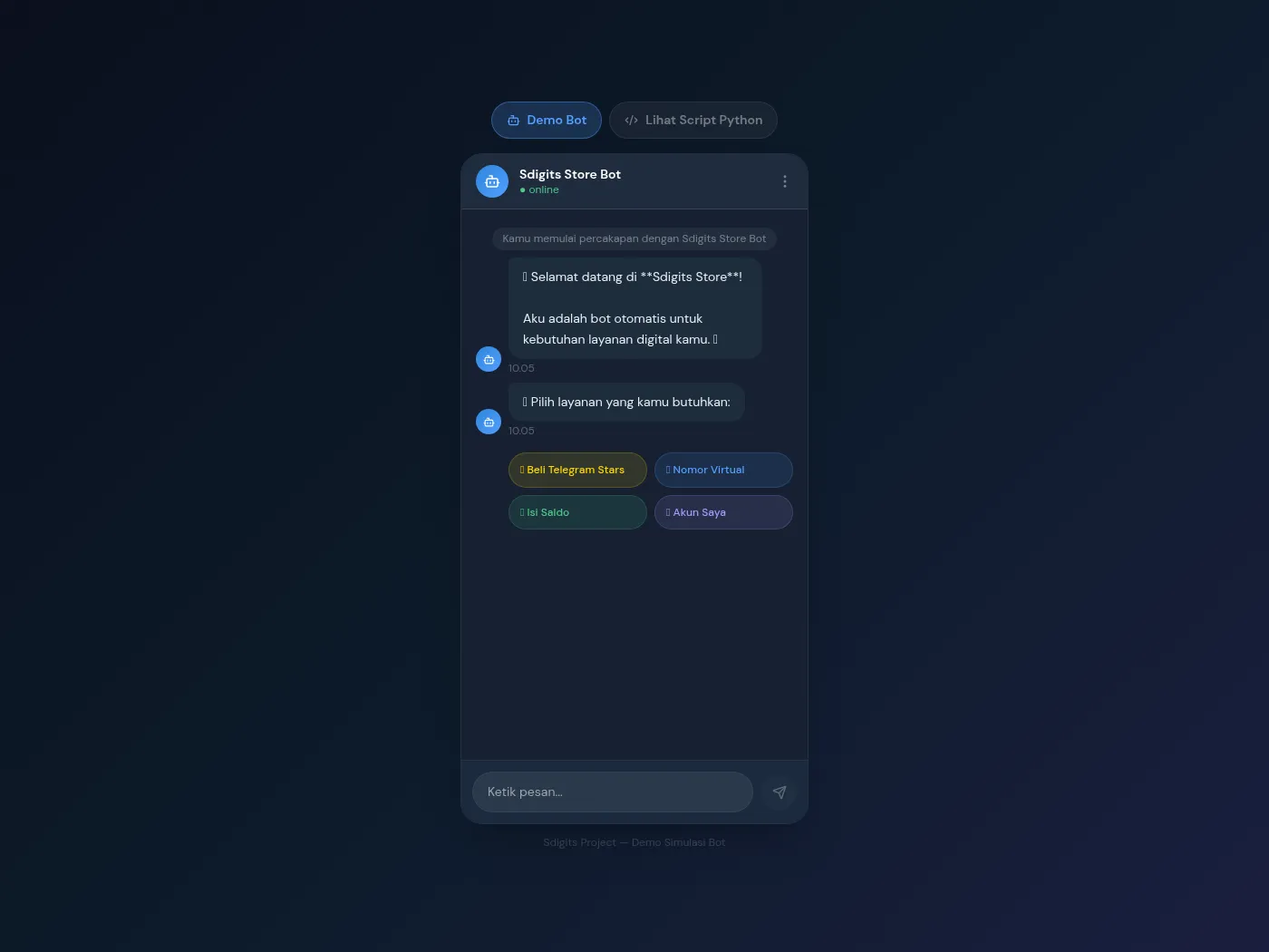 Markdown Bot Builder