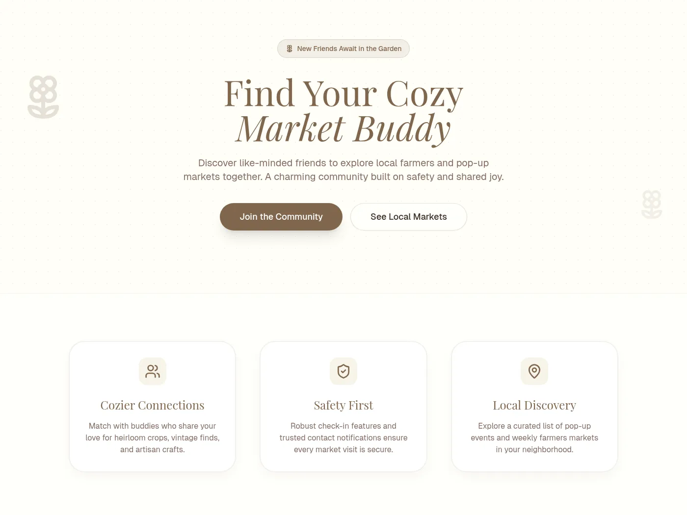 Market Buddy Finder