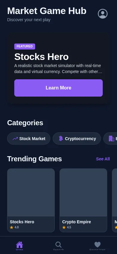 Market Game Hub