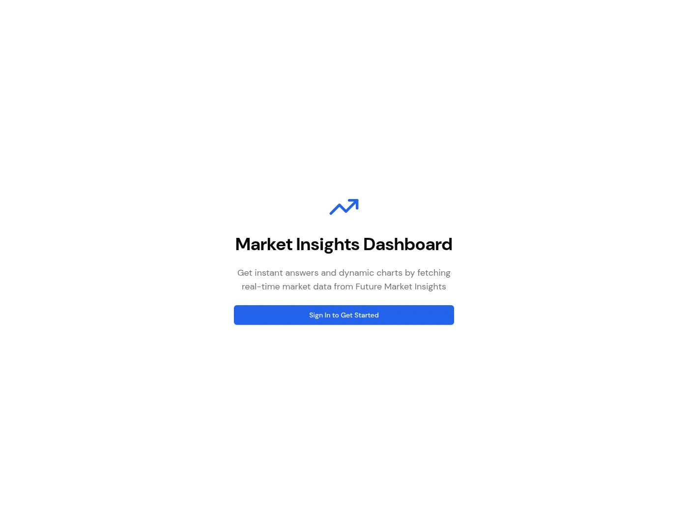 Market Insights Dashboard