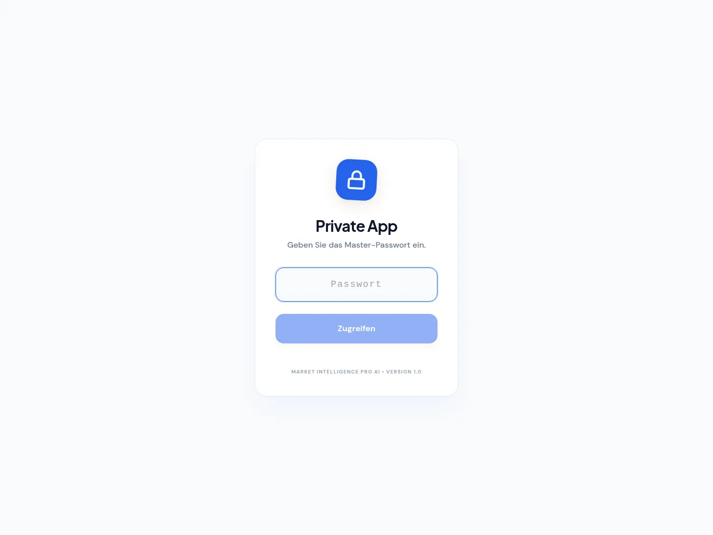 Market Intelligence Pro AI