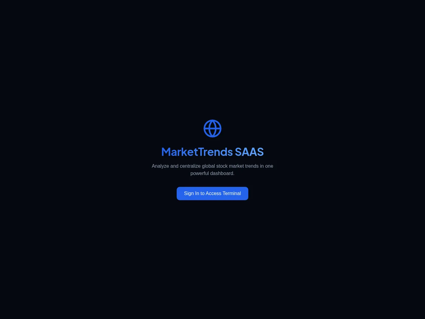MarketTrends SAAS