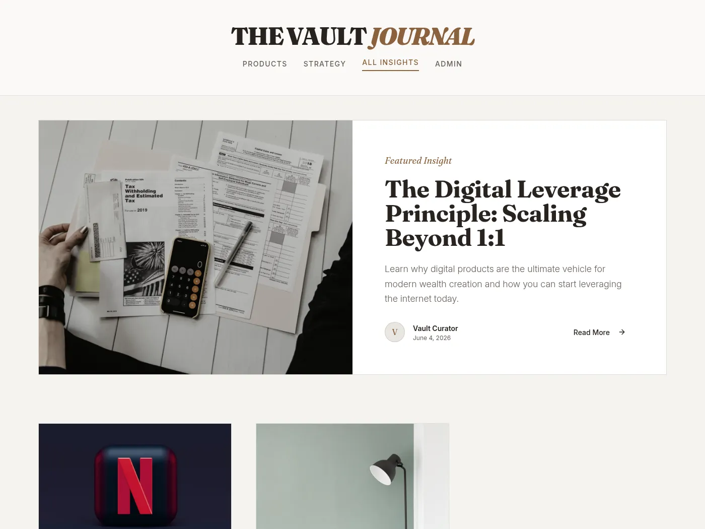 The Market Vault Blog