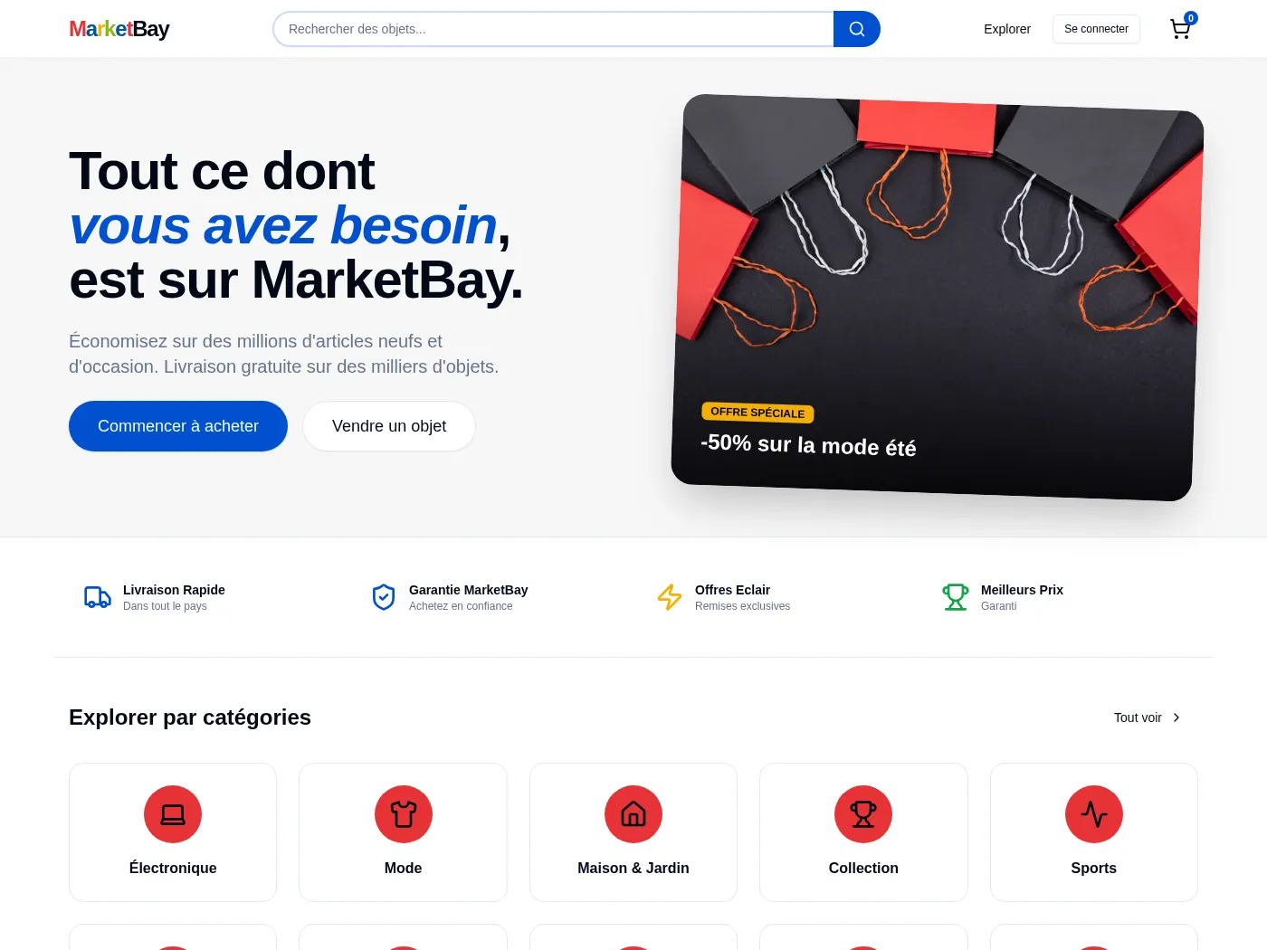 MarketBay Web Clone