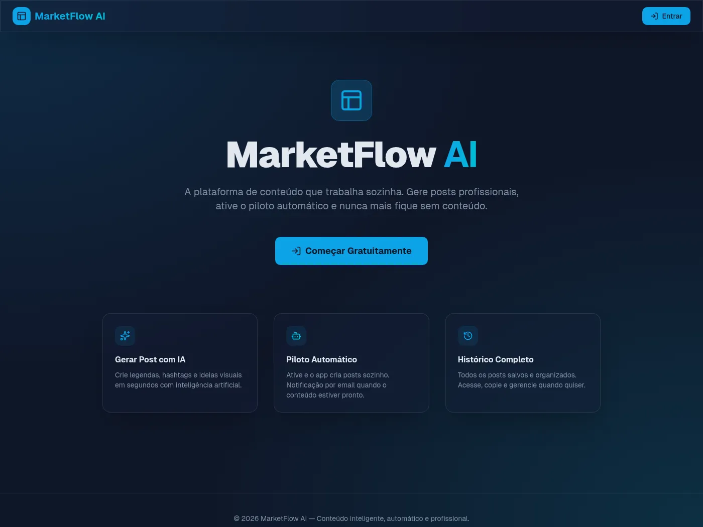 MarketFlow AI Post Generator