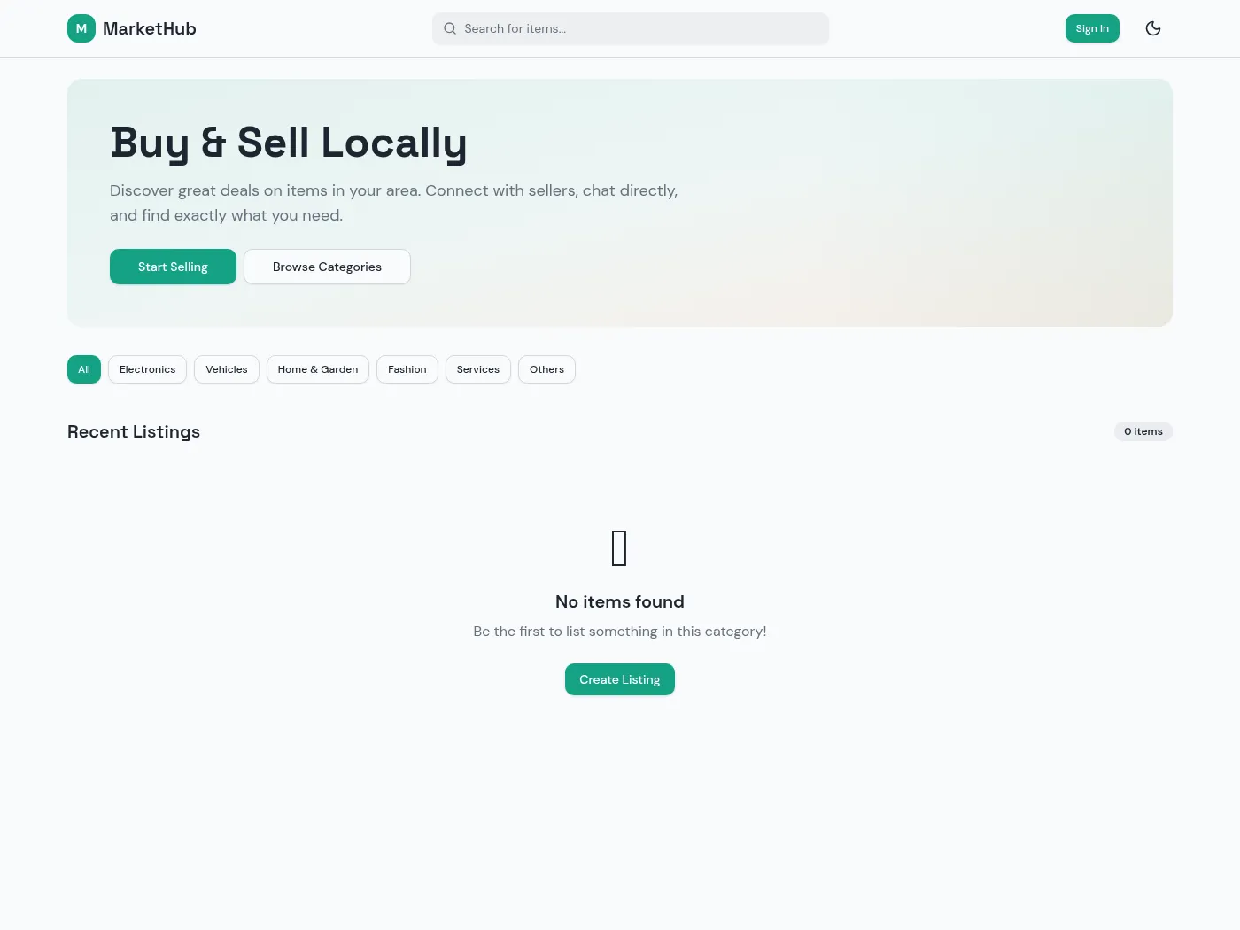 MarketHub Exchange