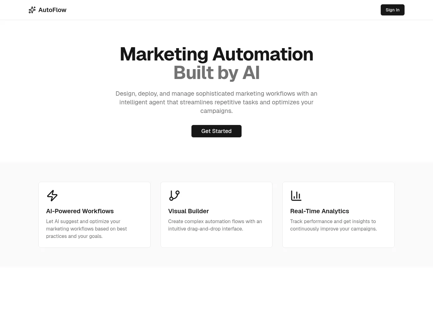 Marketing Automation Builder