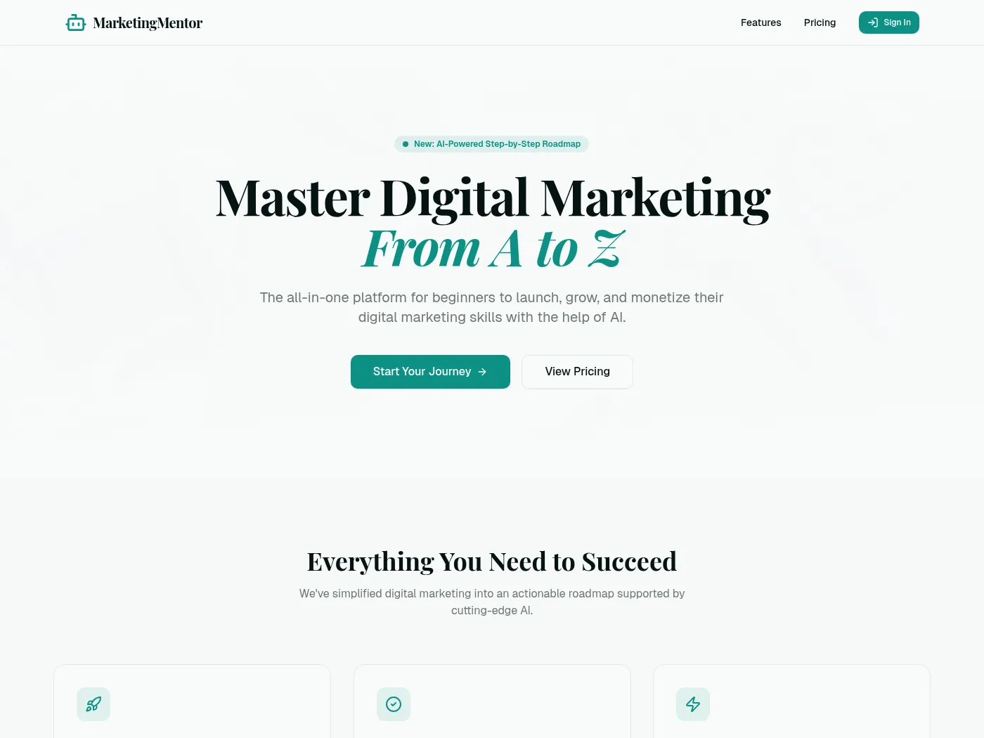 Marketing Mentor AI