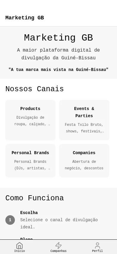 Marketing GB App