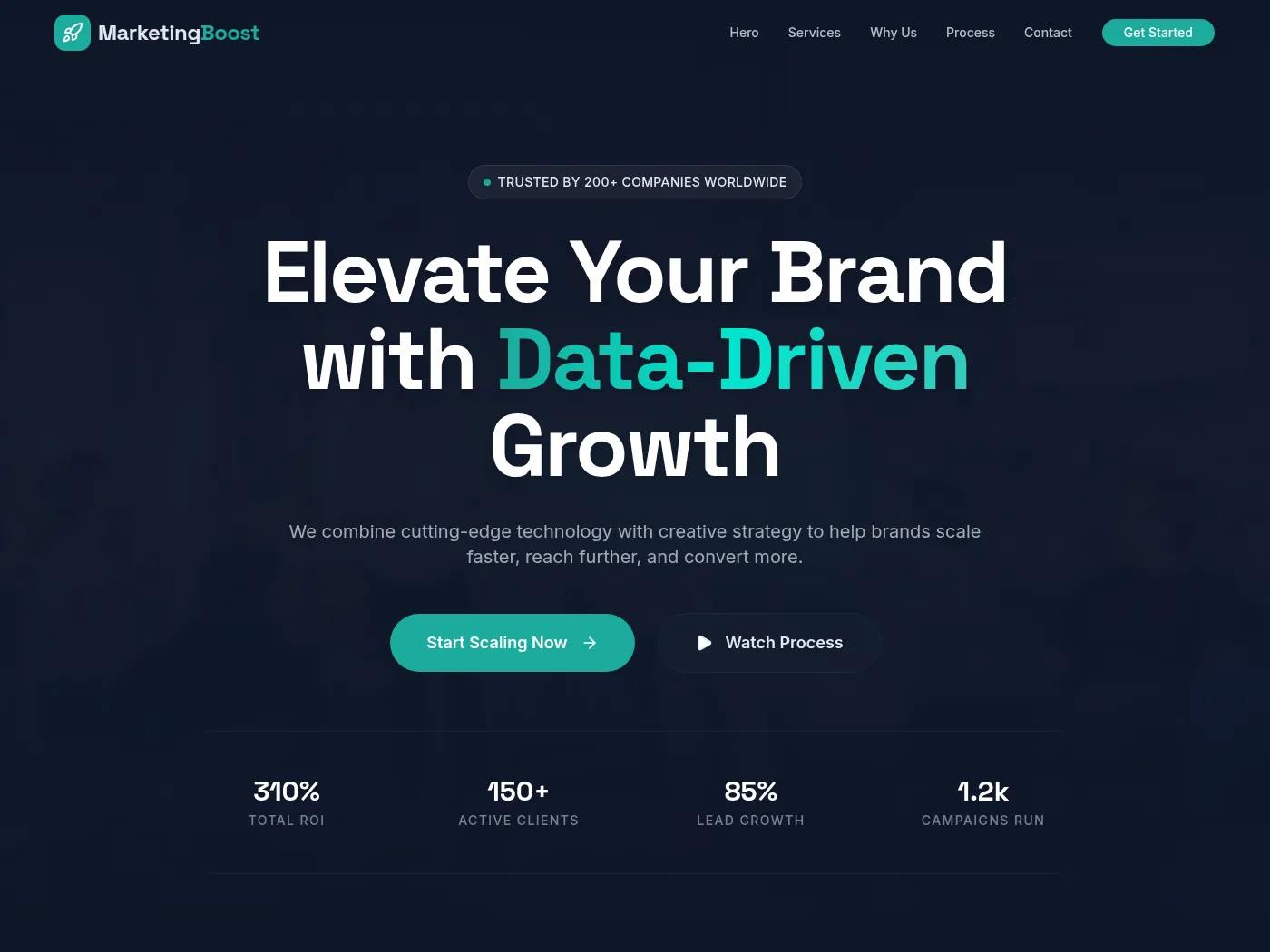 Marketing Boost Landing