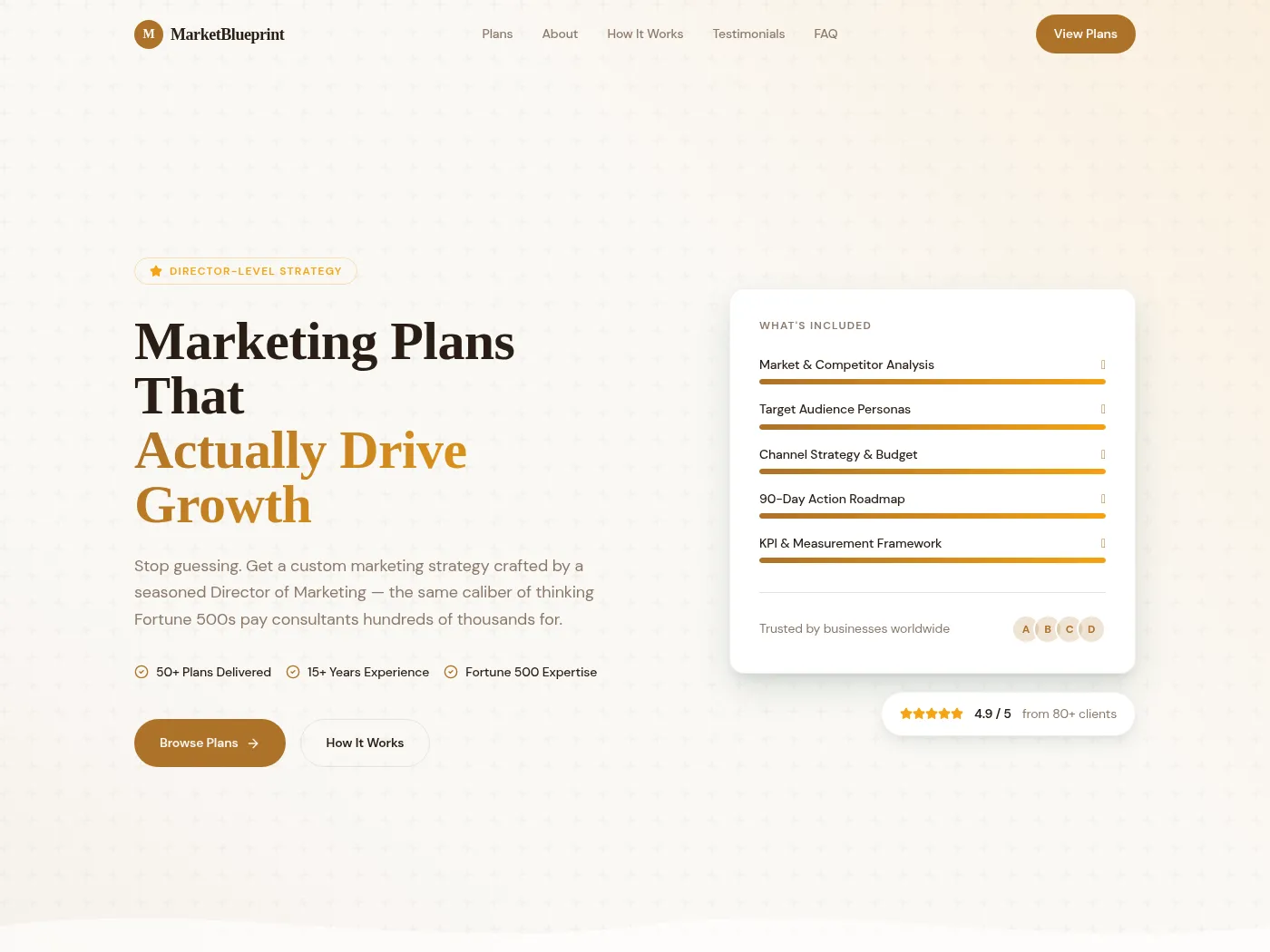 Marketing Plans Marketplace
