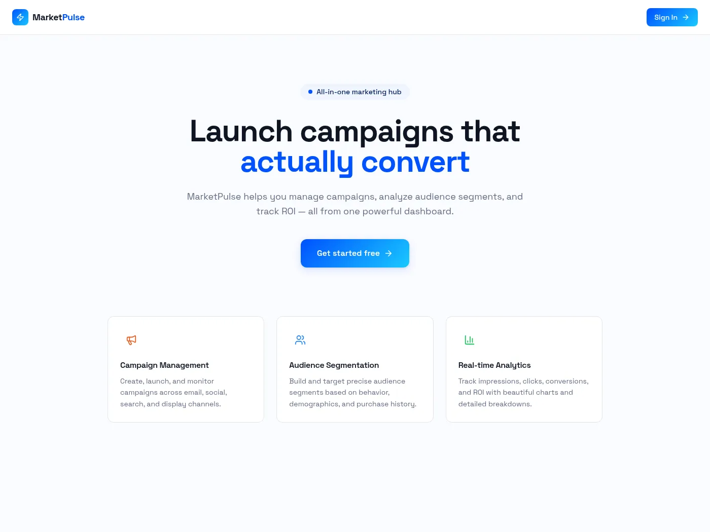 MarketPulse Platform