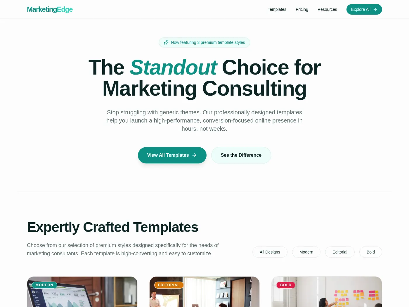 Marketing Edge Templates
