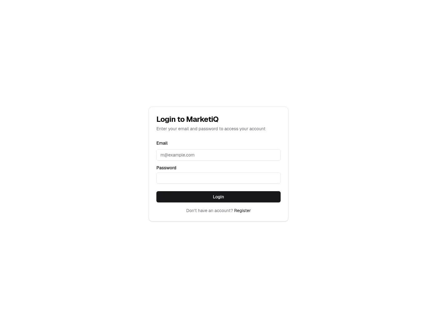 MarketiQ Analytics Suite