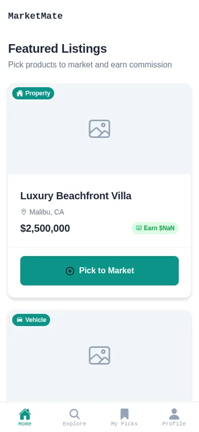 MarketMate Mobile