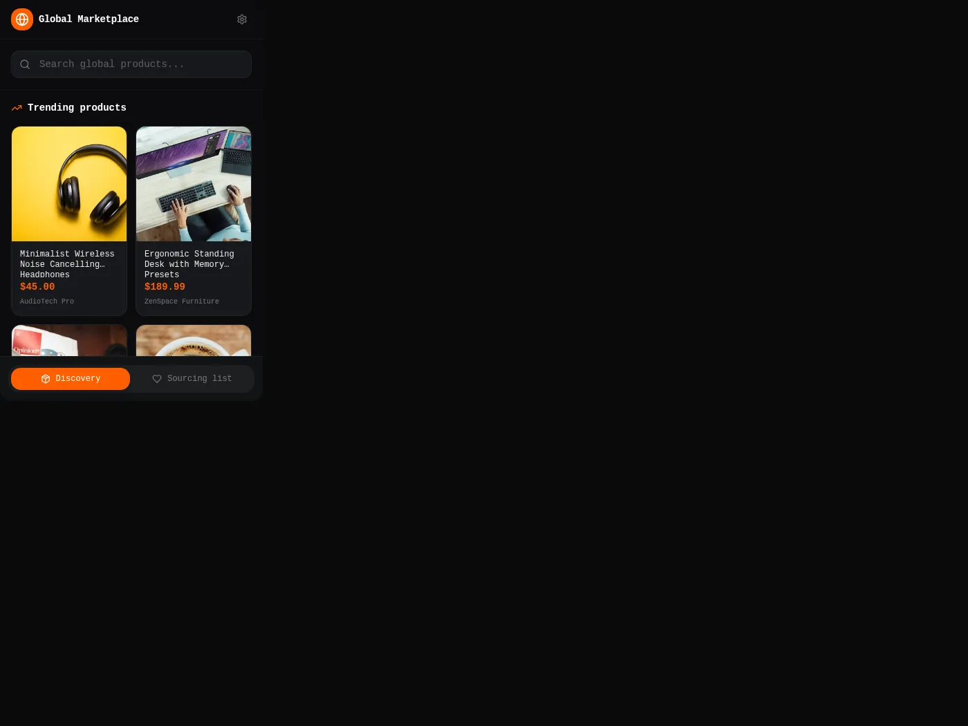 Global Marketplace Extension