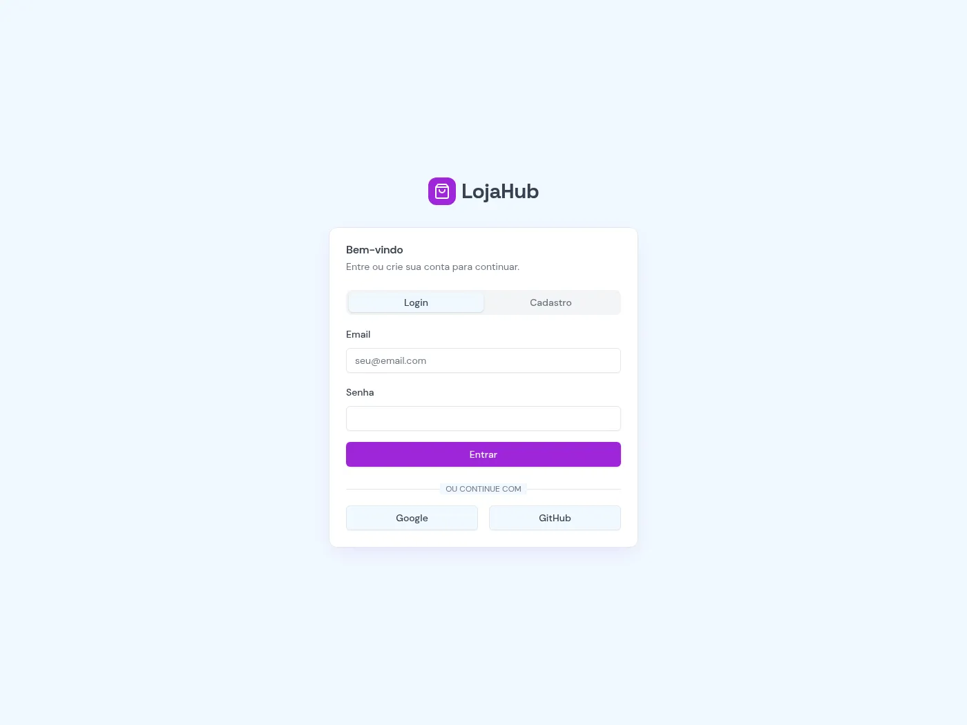LojaHub Marketplace SaaS