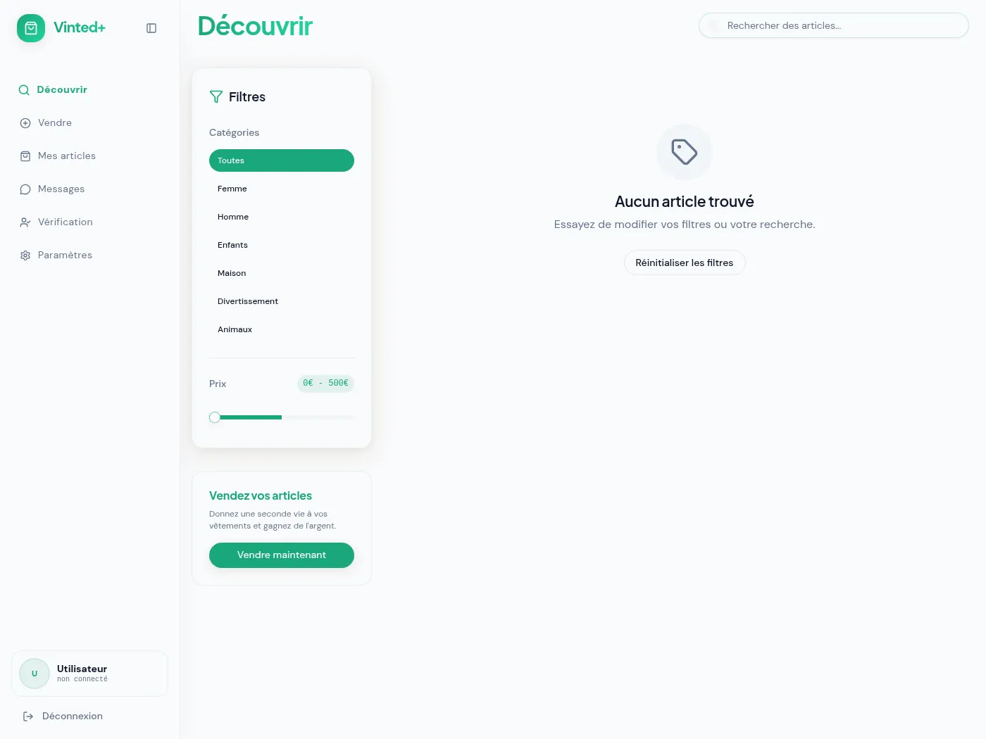 Vinted+ Marketplace