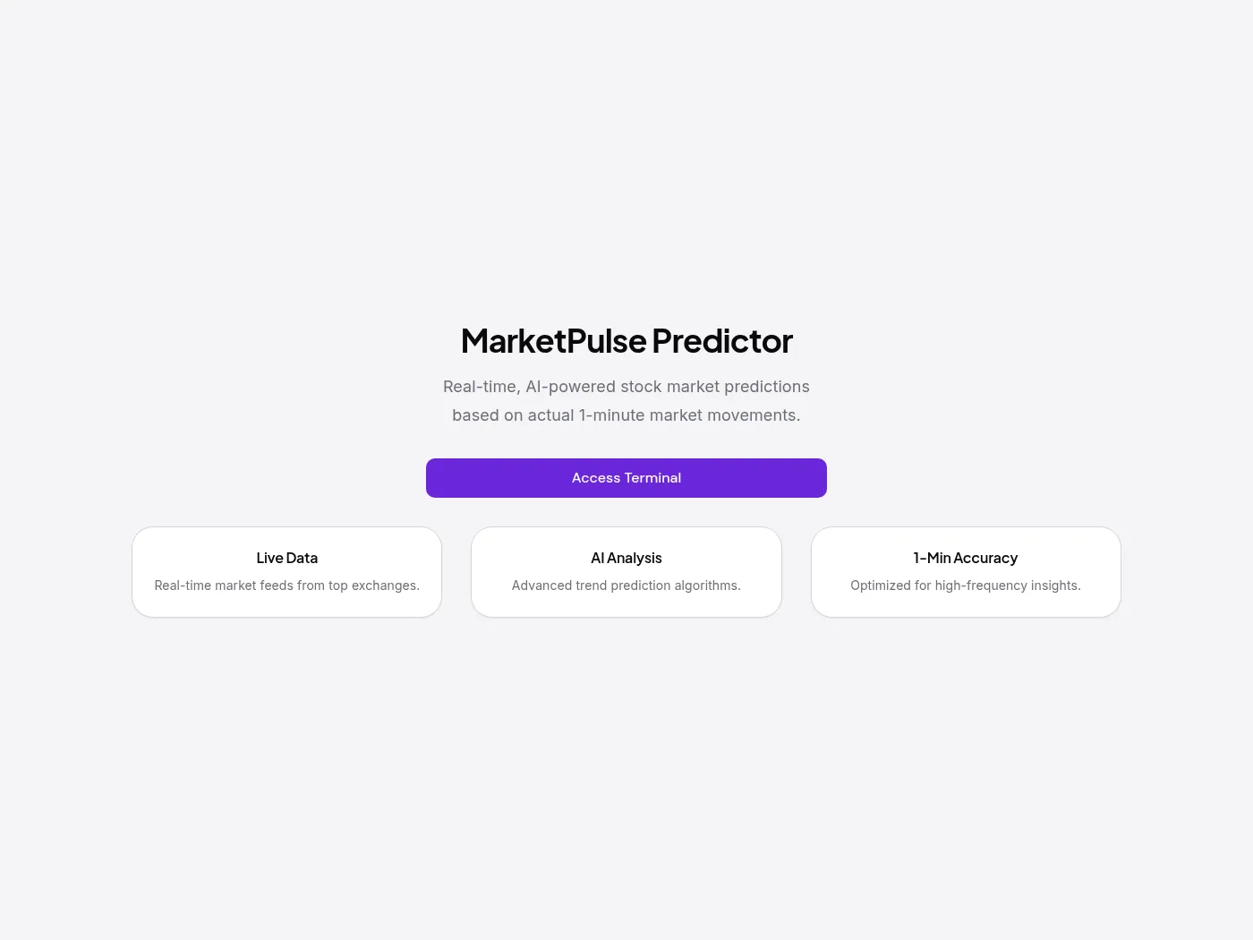 MarketPulse Predictor