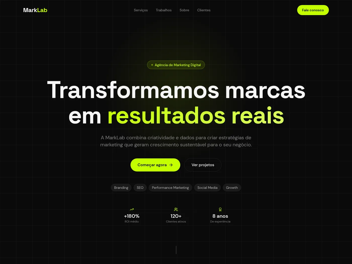 MarkLab Agency Site