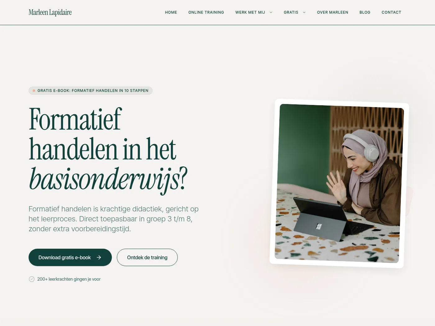 Marleen Lapidaire Website