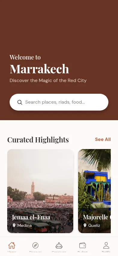 Marrakech Explorer App