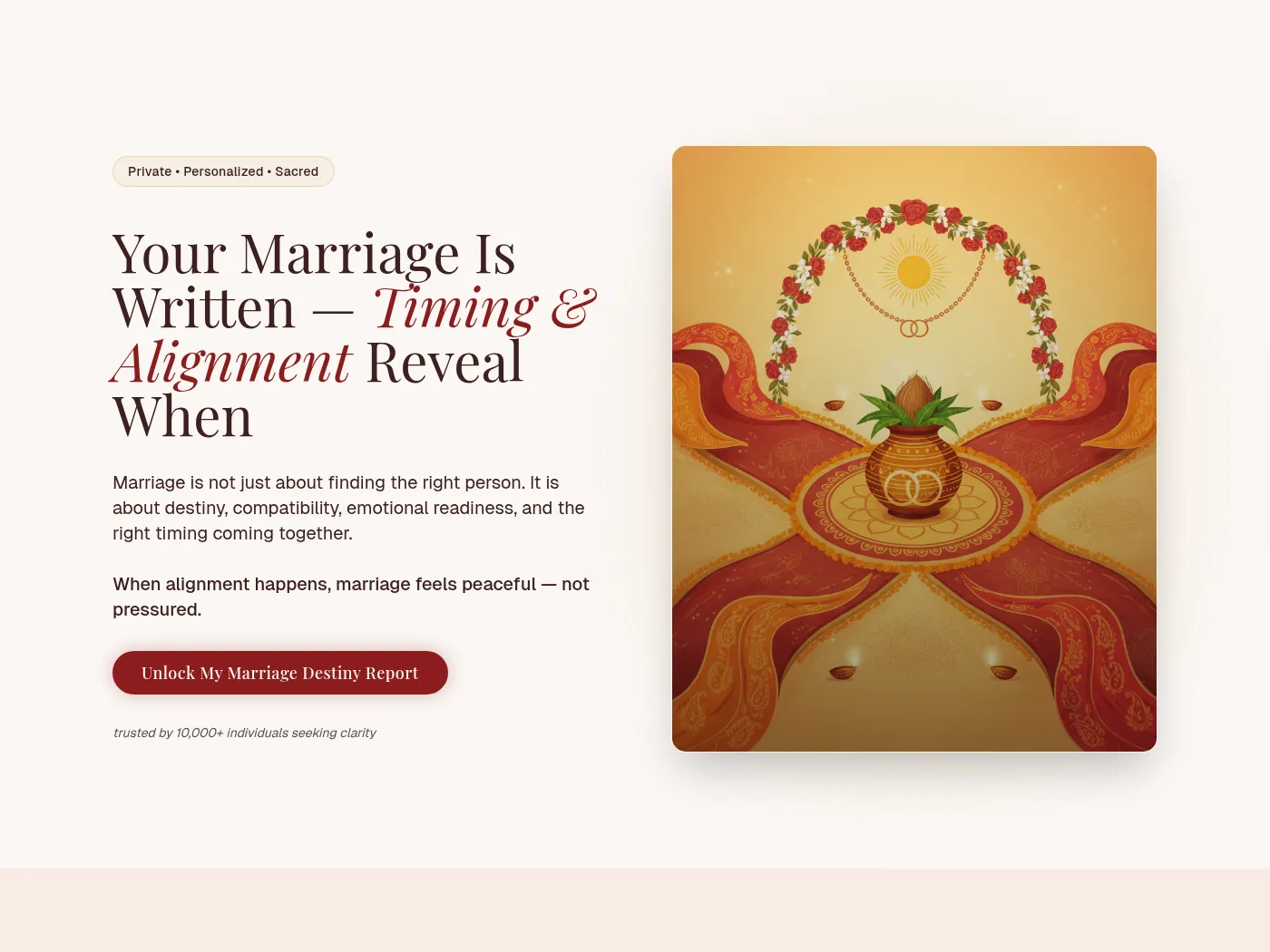 Marriage Destiny Landing