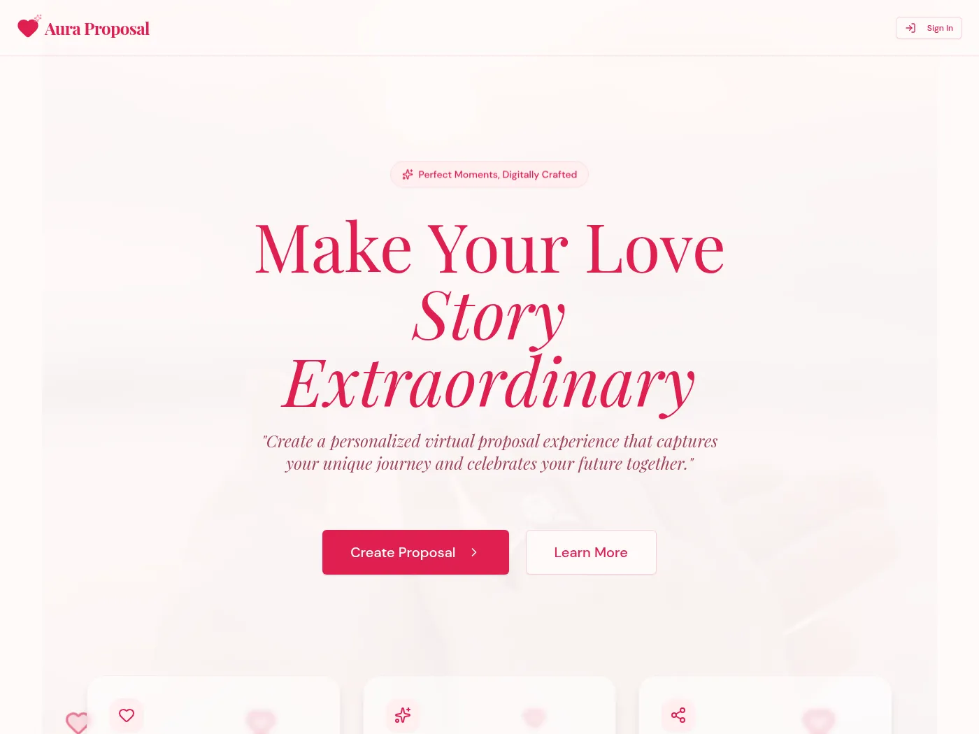Marry Me Proposal Site