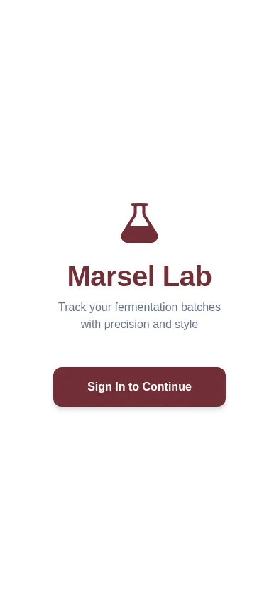 Marsel Lab Brew Tracker