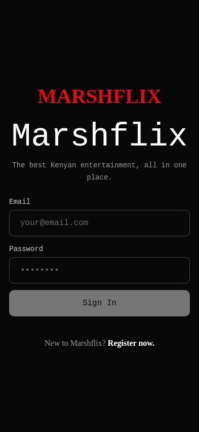 Marshflix Mobile Streaming