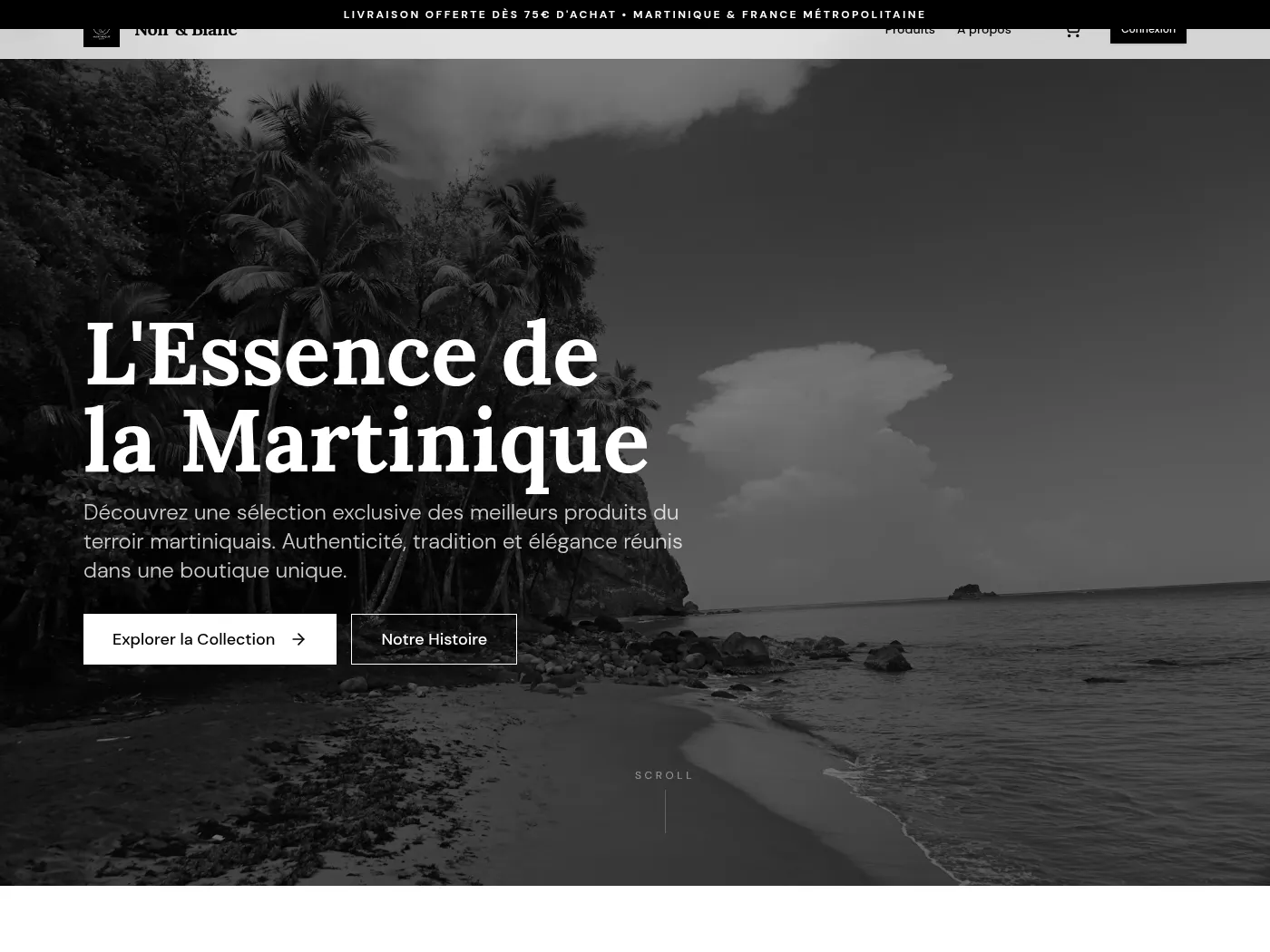 Noir & Blanc Shop