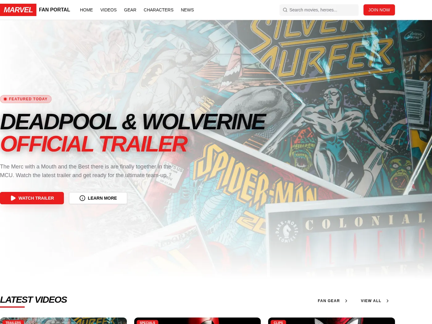 Marvel Fan Portal