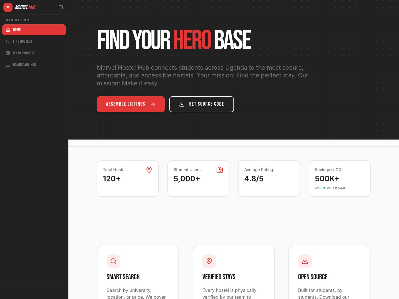 Marvel Hostel Hub