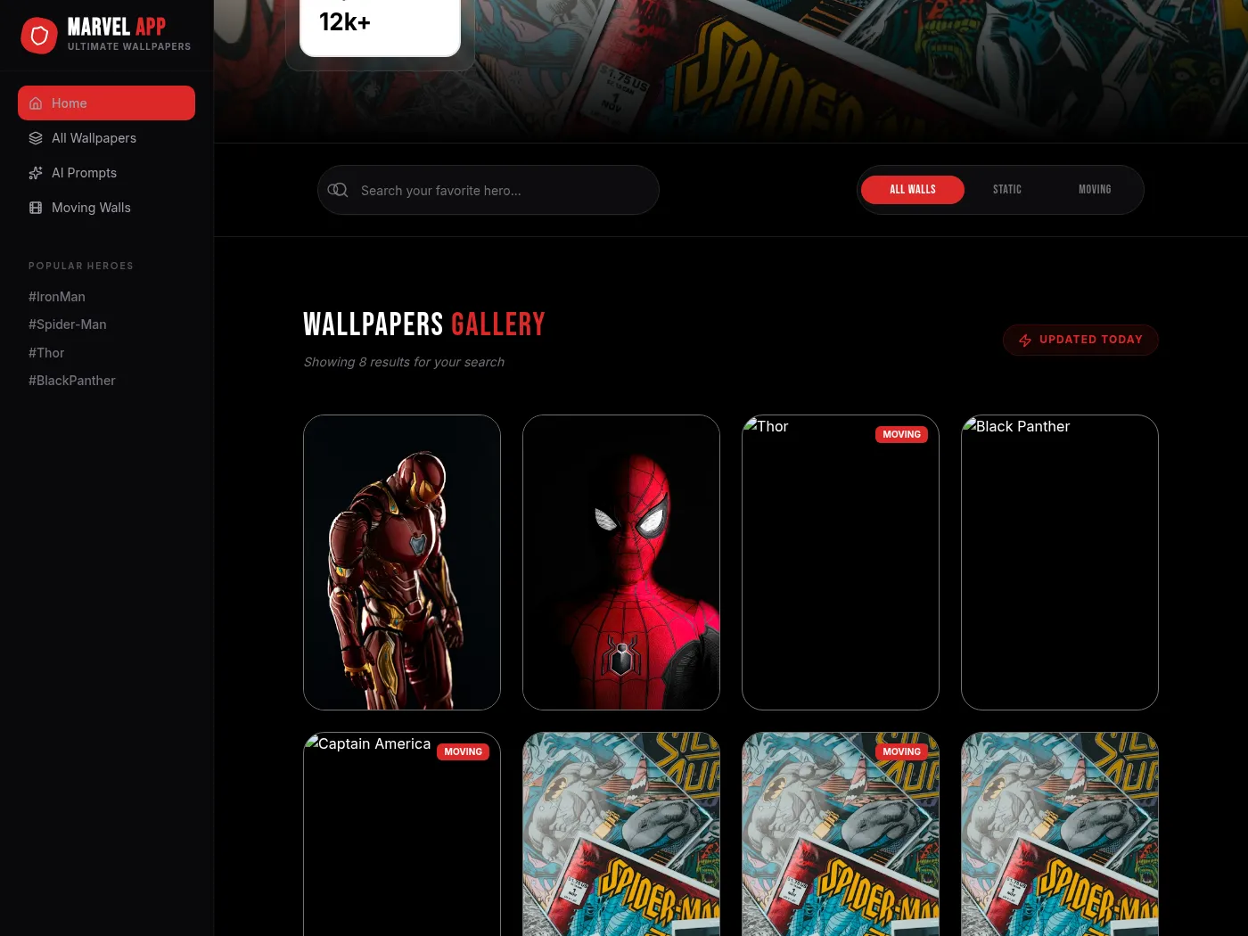 Marvel Wallpapers & Prompts