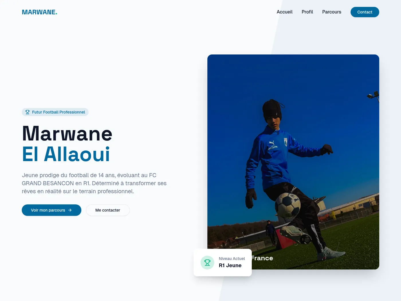 Marwane Football Profile