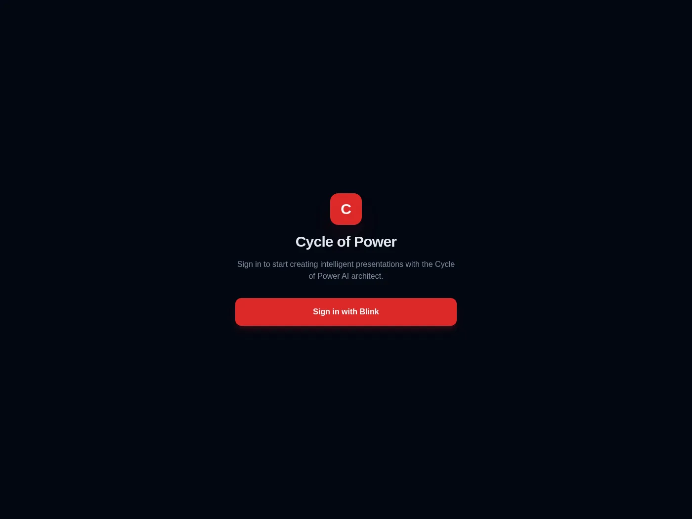 Cycle of Power Presentation