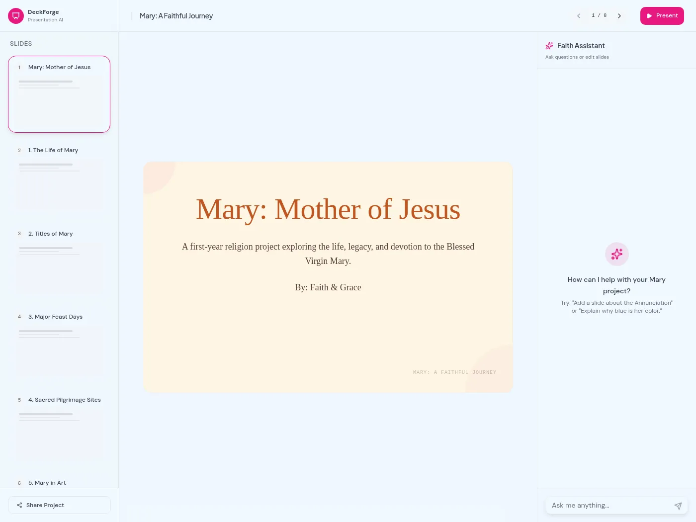Mary: A Faithful Journey