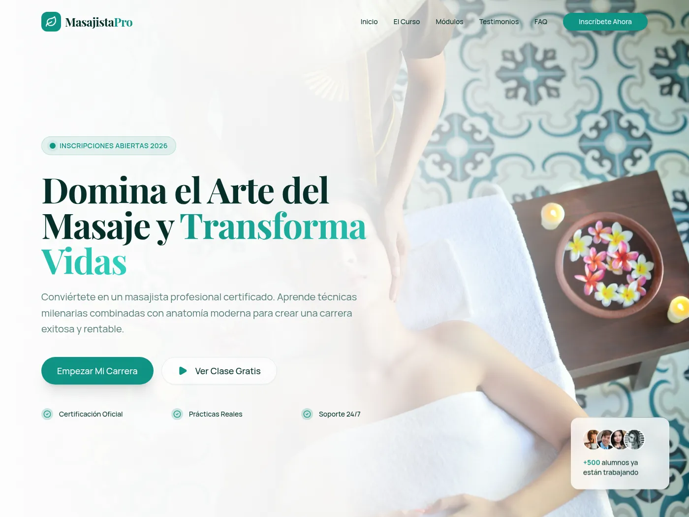 Masajista Pro Web