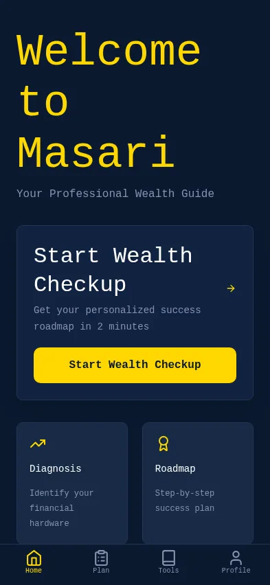 Masari Wealth Guide App