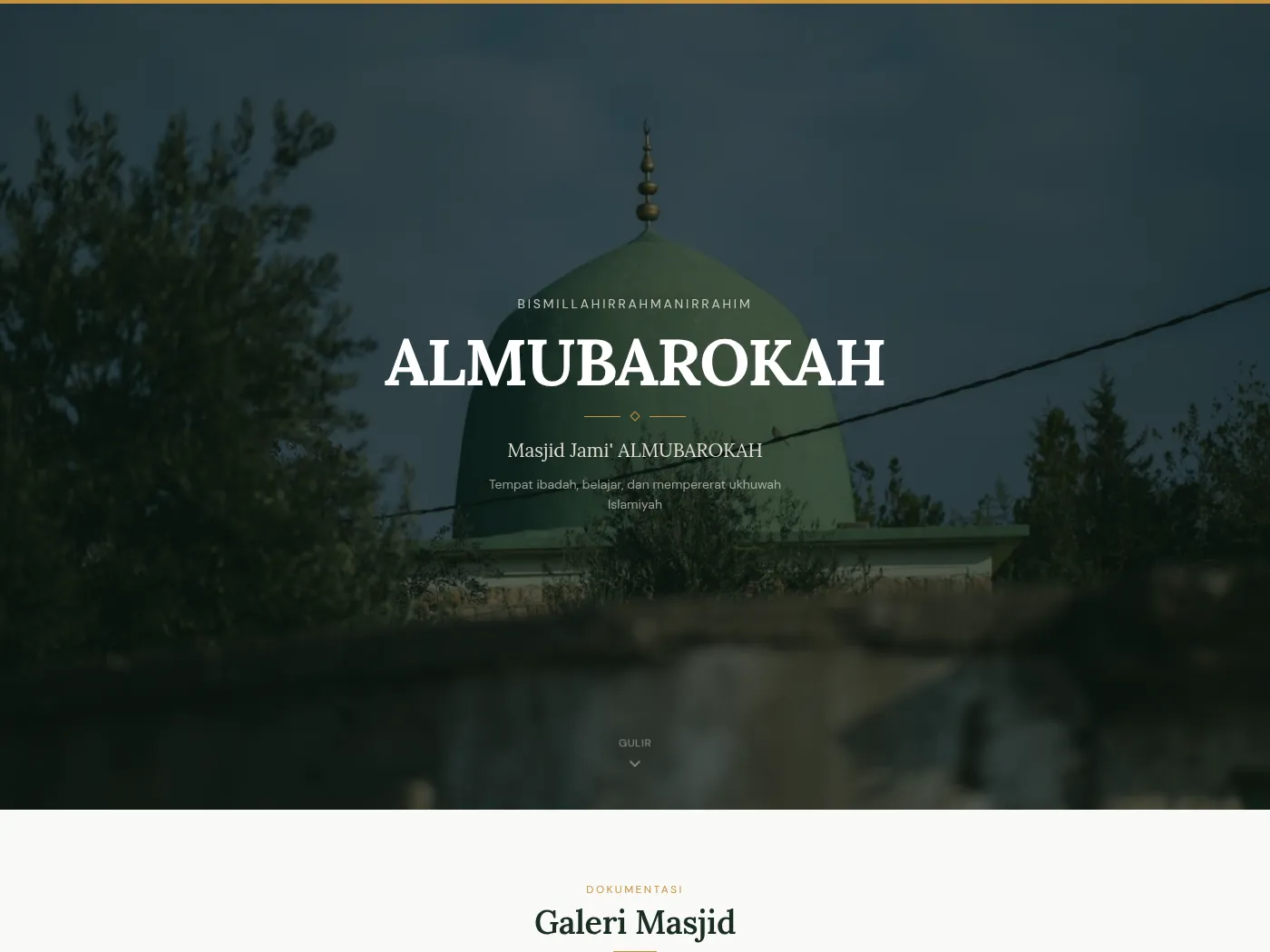 Almubarokah Masjid Portal