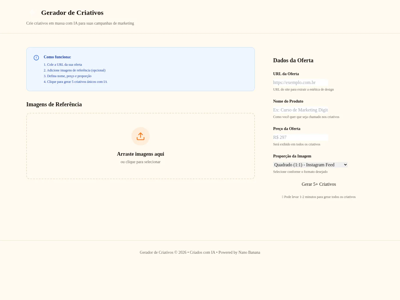 Mass Creative Generator
