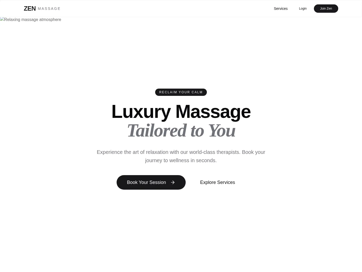 Massage Booker