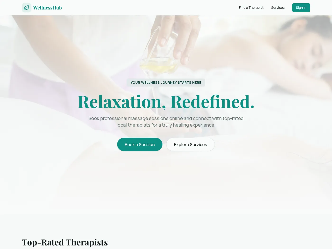 Massage Booking Hub