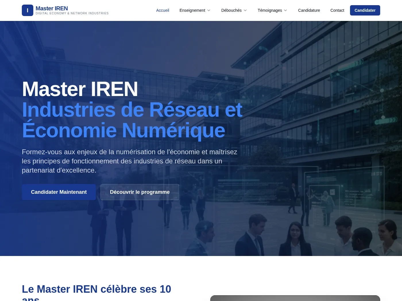 Master Iren Website