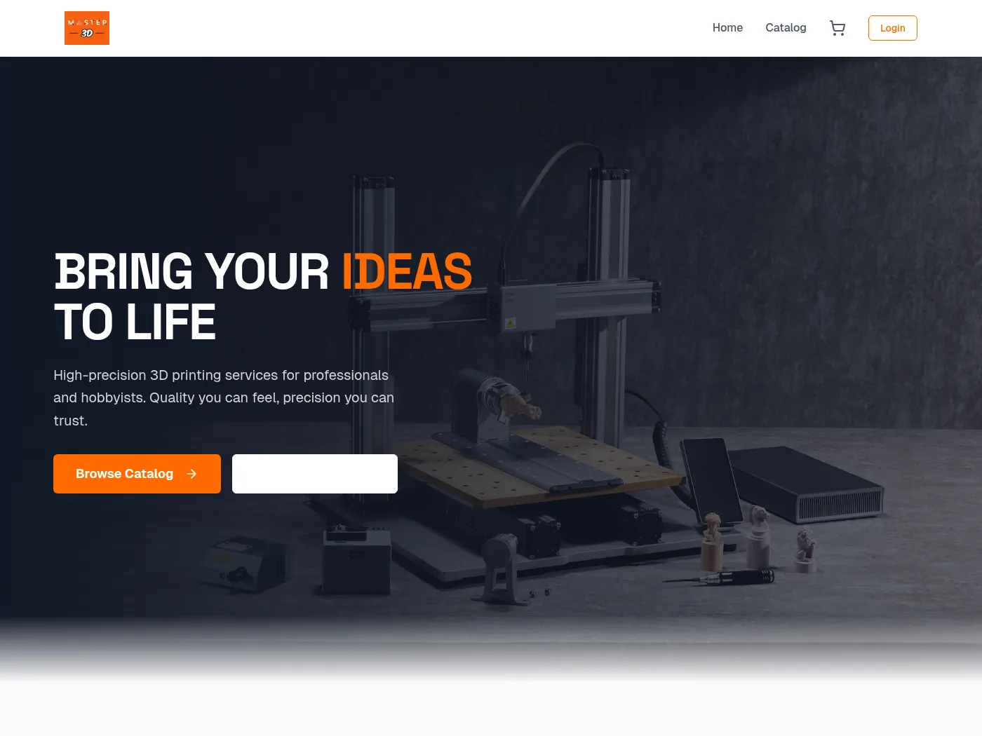 Master 3D E-Commerce Site