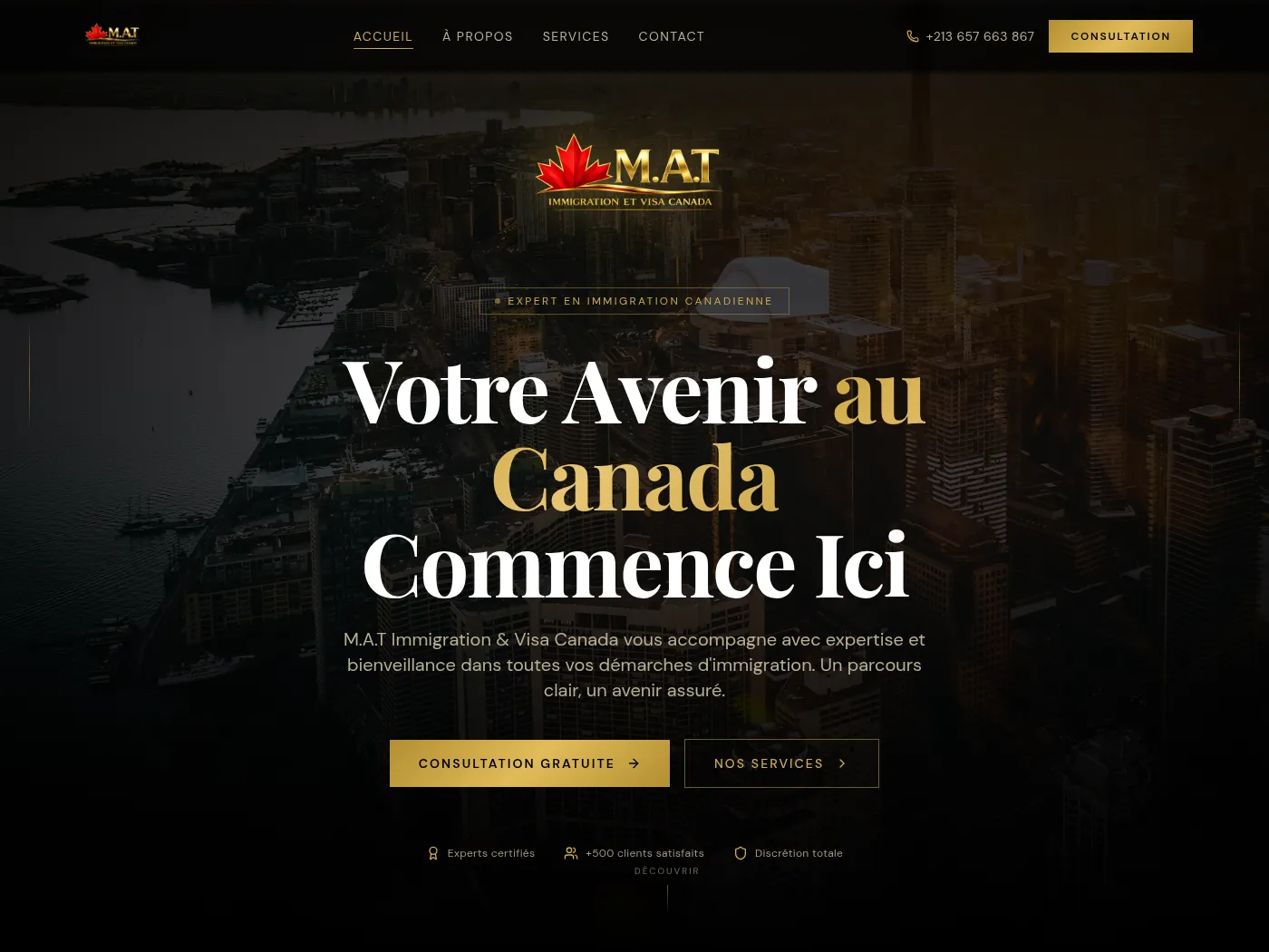 MAT Immigration Luxe Site