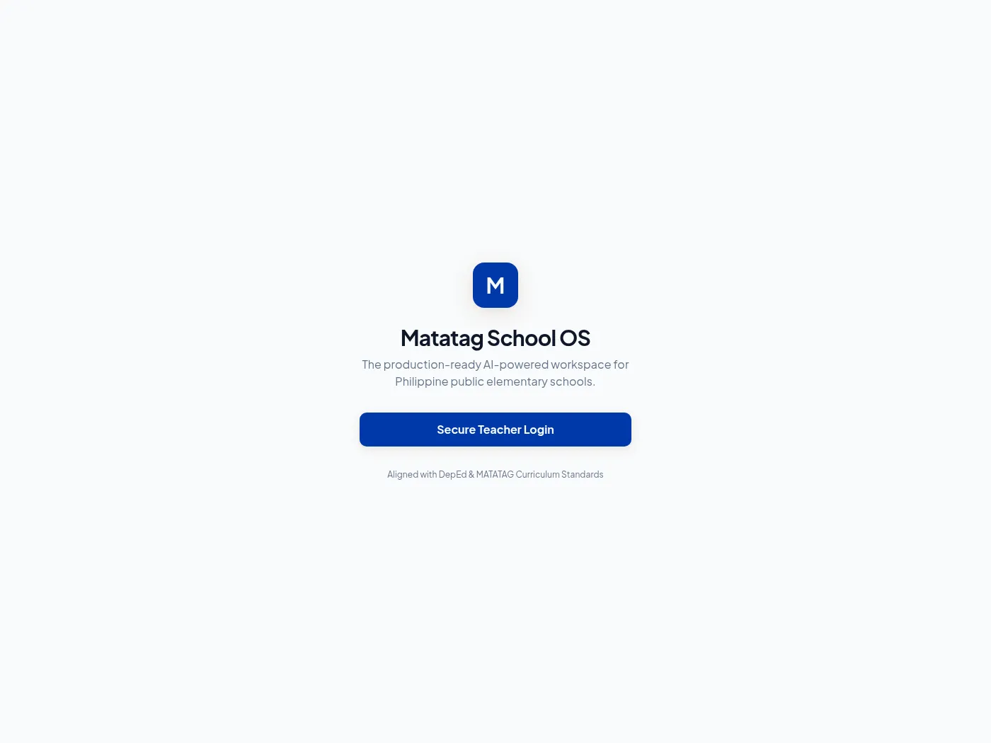 Matatag School OS