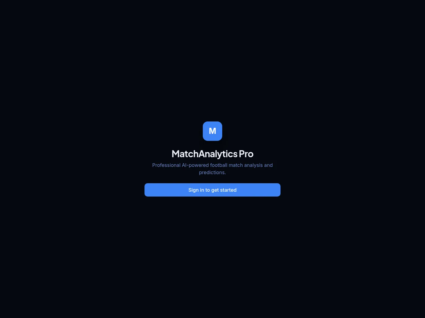 MatchAnalytics Pro
